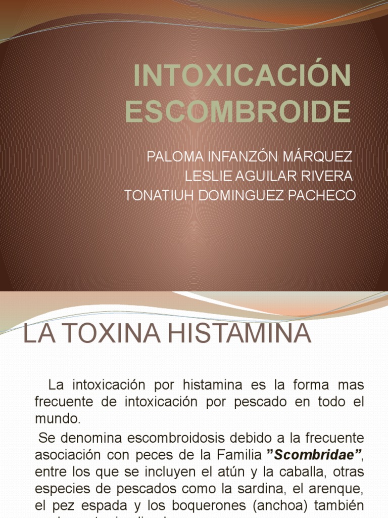 Escombroide | PDF | Alimentos | Diarrea