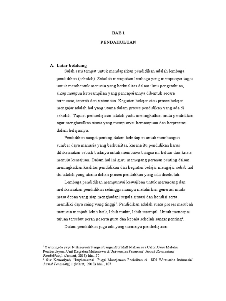 BAB 1 Proposal Aisyah | PDF