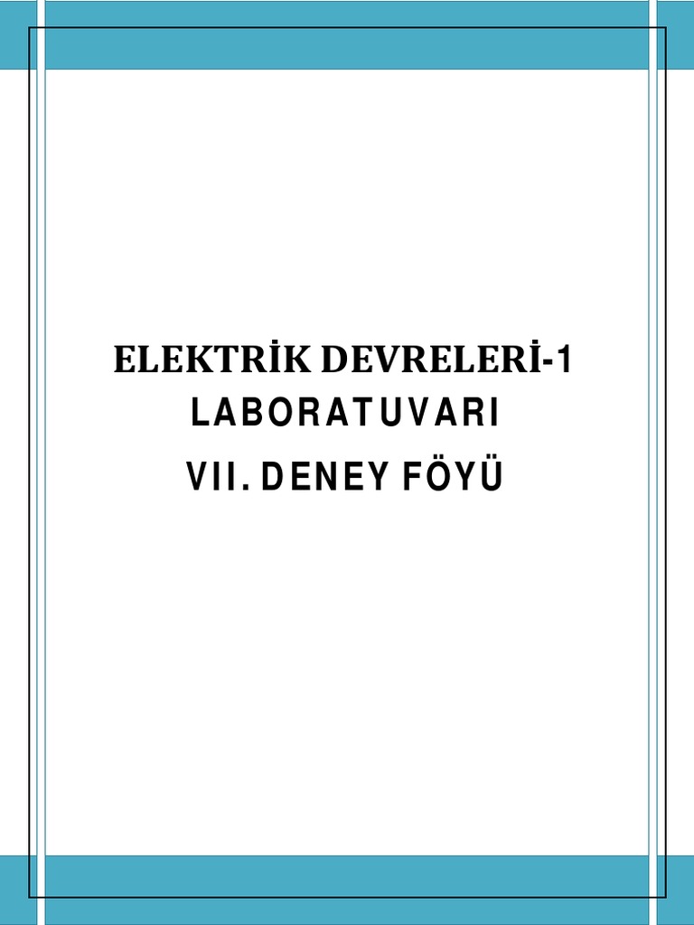 Deney 07 | PDF