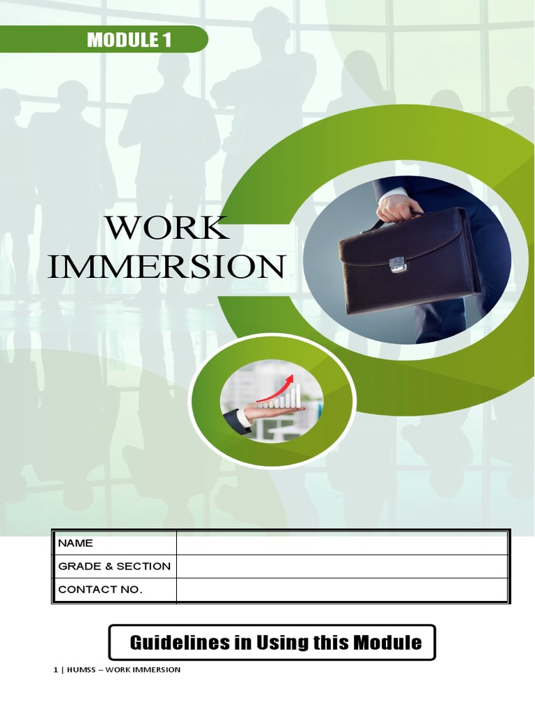 HUMSS WORK IMMERSION Part 1 | PDF | Résumé | Learning