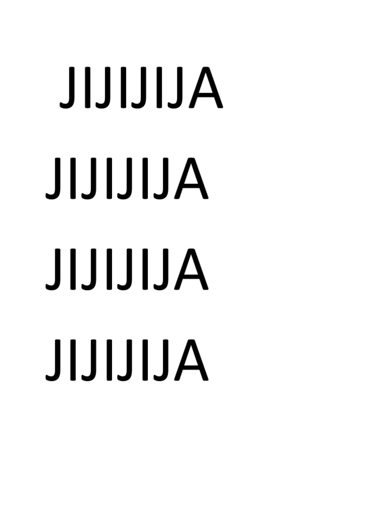 Jiji Jija | PDF