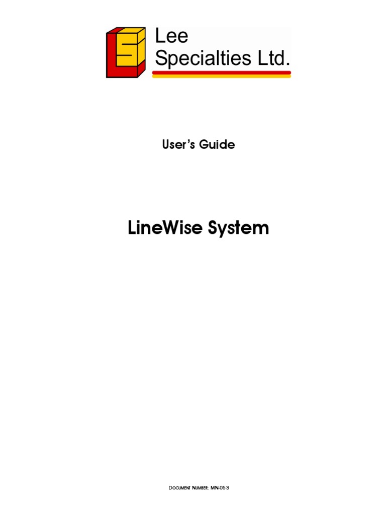 LineWise Full System | PDF | Menu (Computing) | Chart