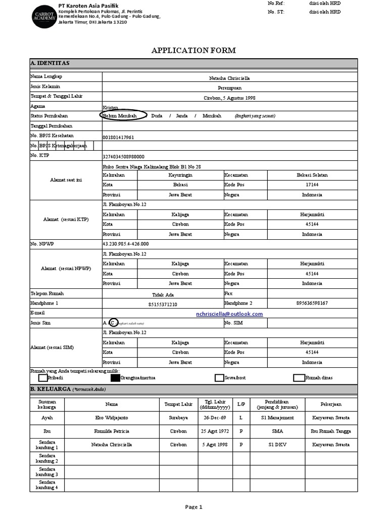 RCT-Form - Application v1 | PDF