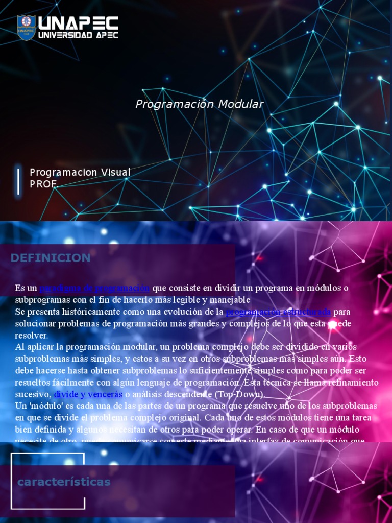 Programacion Modular | PDF | Programacion Modular | Lenguaje de ...