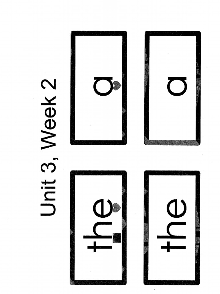 Fundations Trick Word Flashcards | PDF
