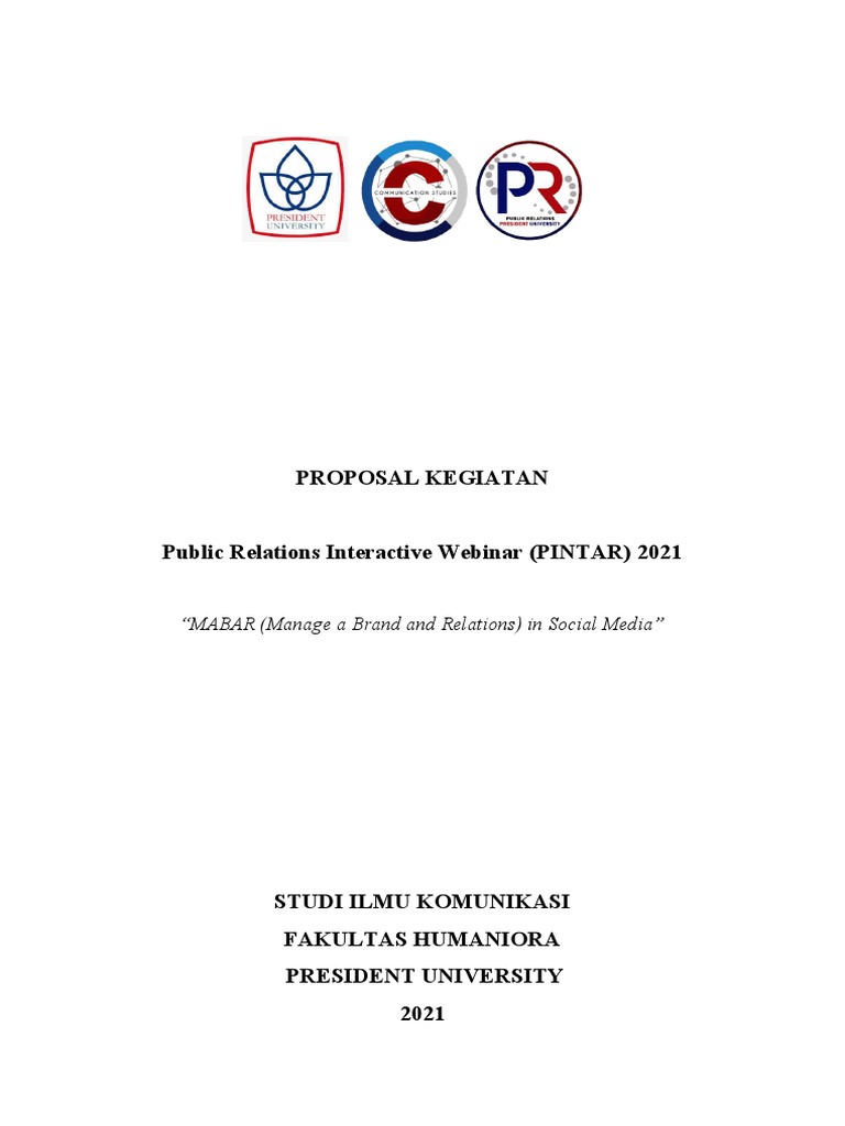 Contoh Proposal Kegiatan Kampus | PDF
