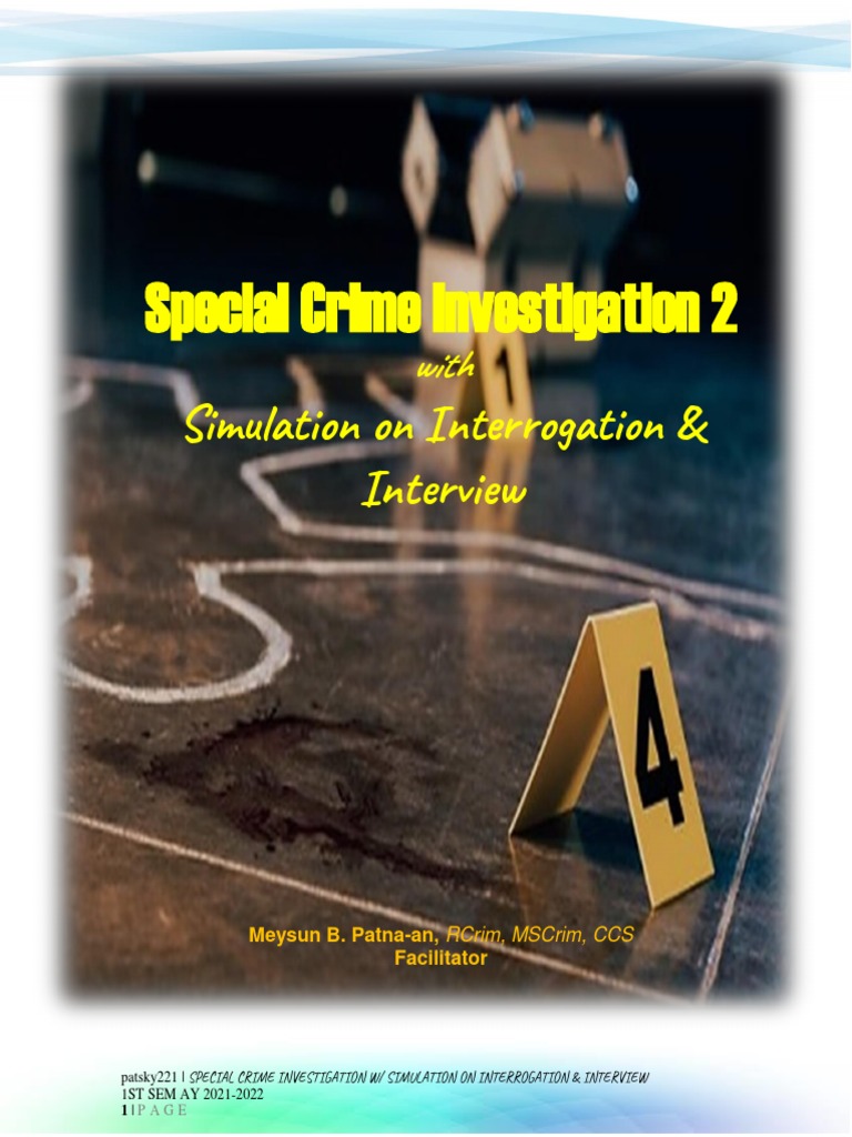 Conducting Effective Interviews and Interrogations: Guidelines for ...