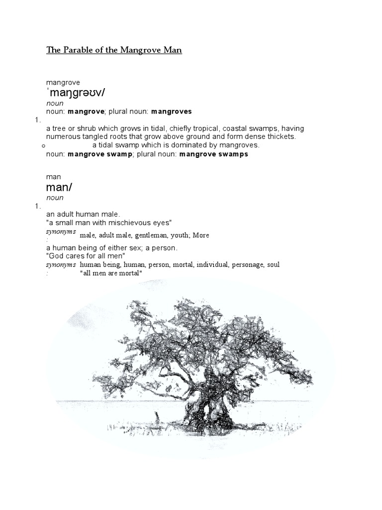 The Parable of The Mangrove Man Poem | PDF | Trees | Mangrove