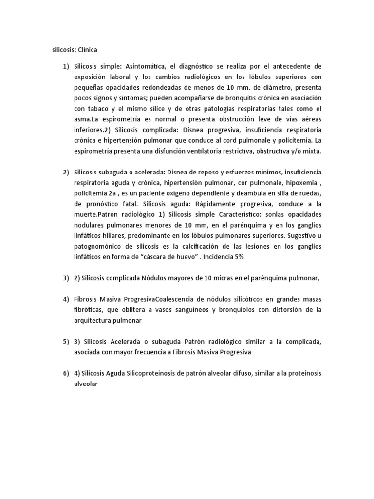 Neumoconiosis | PDF | Especialidades Medicas | Medicina CLINICA