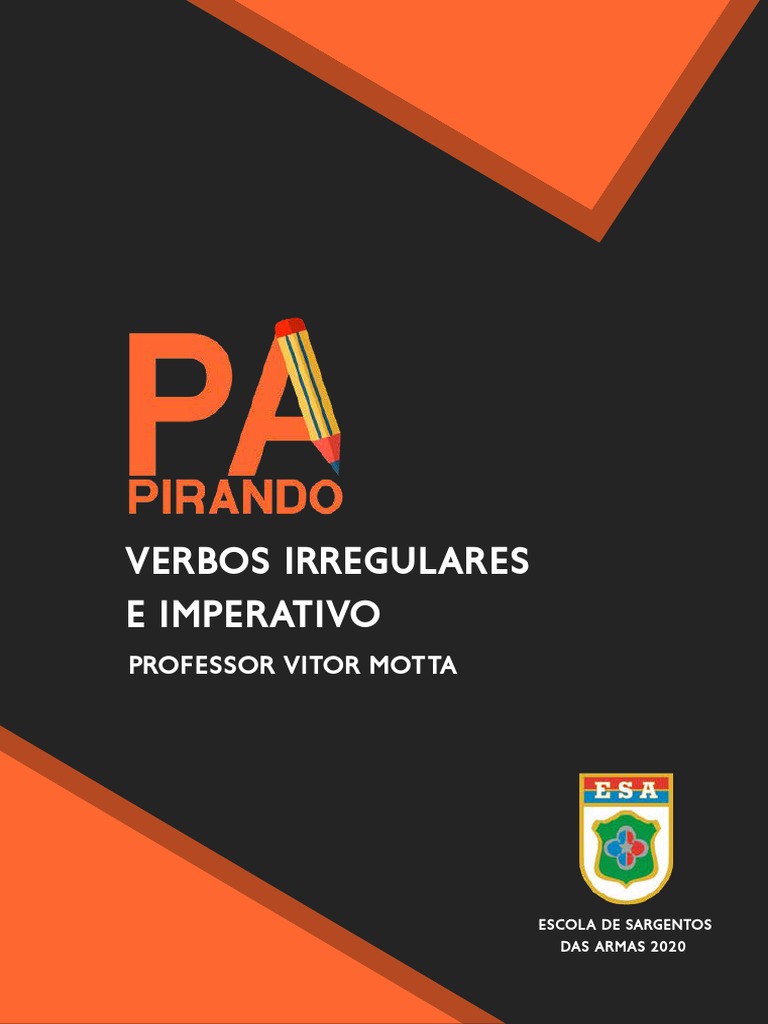 Verbos Irregulares e Imperativos | PDF | Conjugação gramática ...
