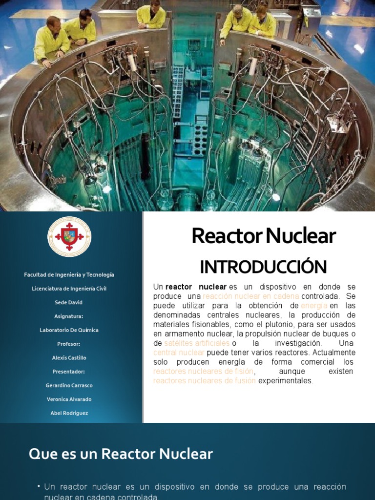 Funcionamiento de Reactores Nucleares | PDF | Reactor nuclear | La energía nuclear