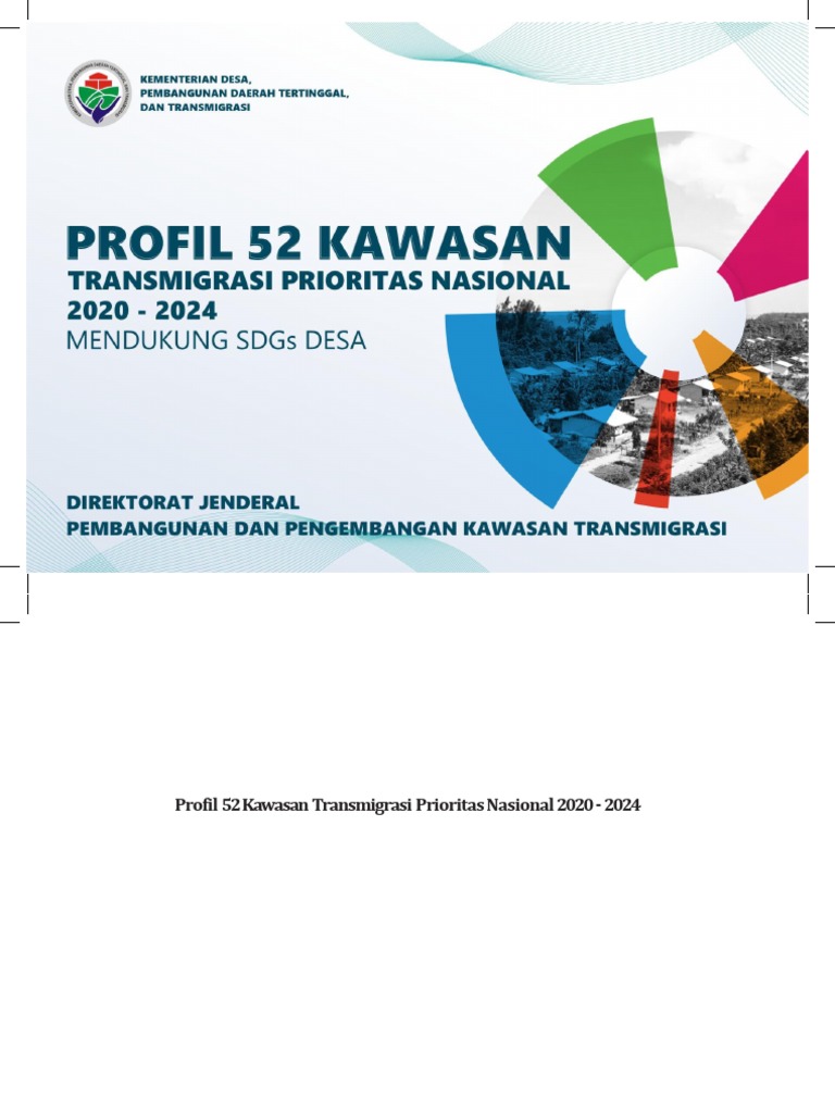 Buku Profil 52 Kawasan Transmigrasi Nasional 2020-2024 (15 Maret 23.30 ...