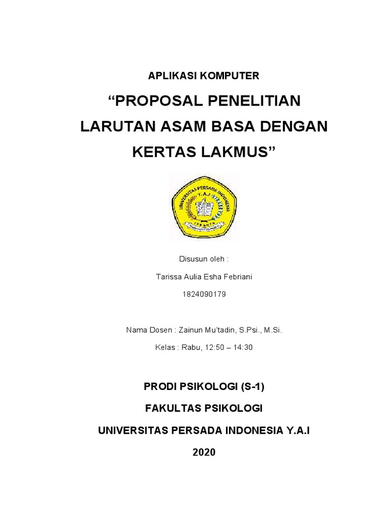 02tugas Proposal | PDF