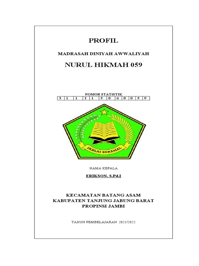 Permohonan Izin Nurul Hikmah 059 | PDF