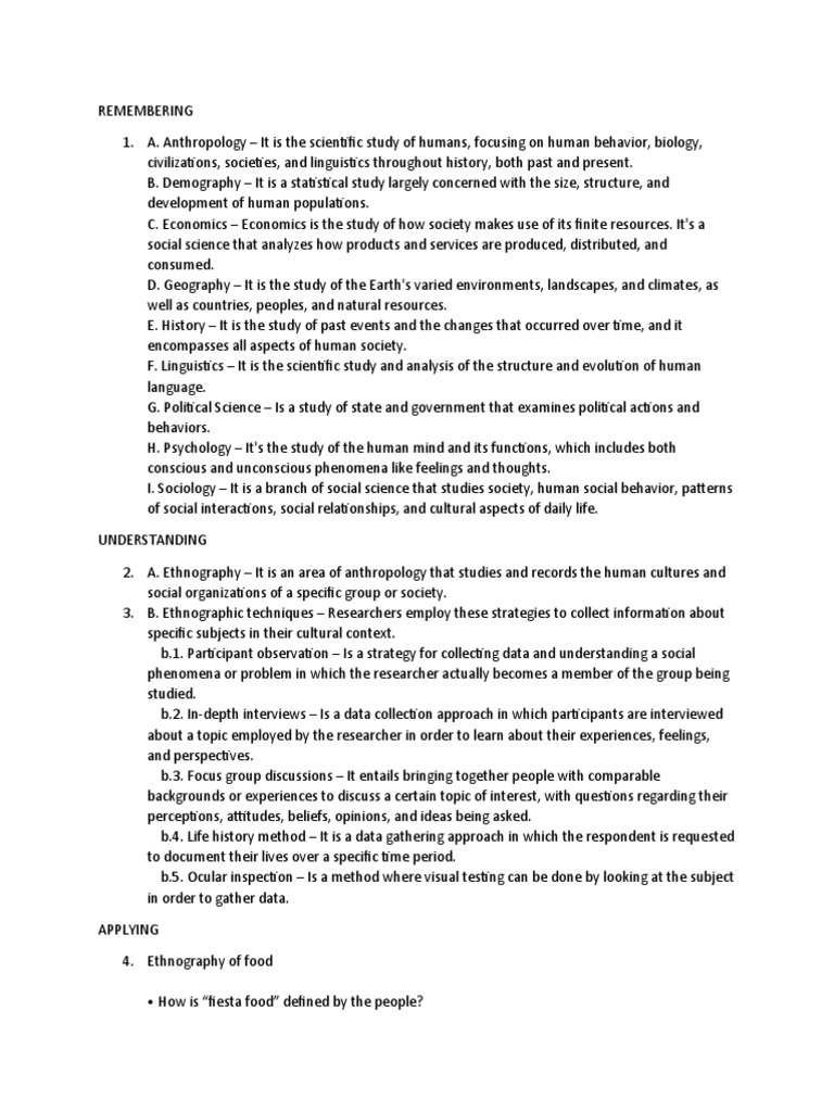 MODULE | PDF | Social Sciences | Ethnography