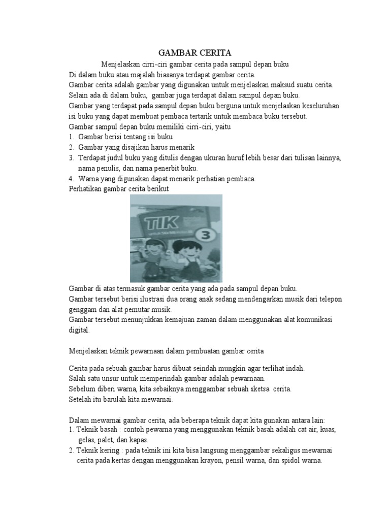 Gambar Cerita | PDF | Fiksi Umum