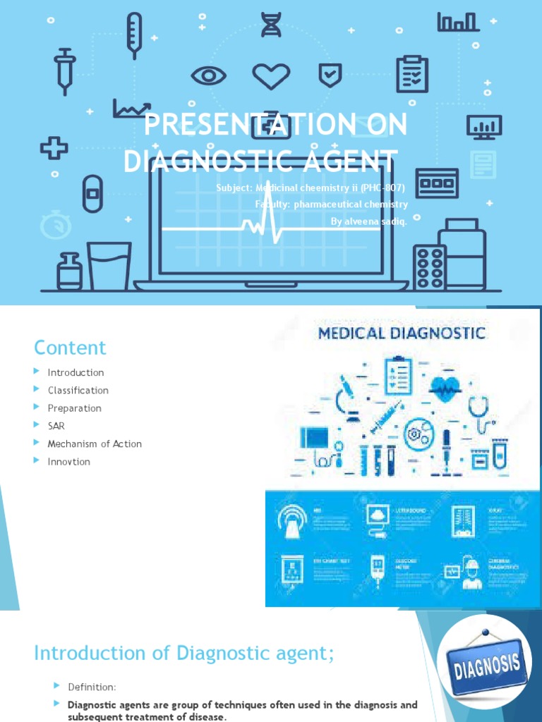 Presentation On Diagnostic Agent | Download Free PDF | Iodine | Atoms