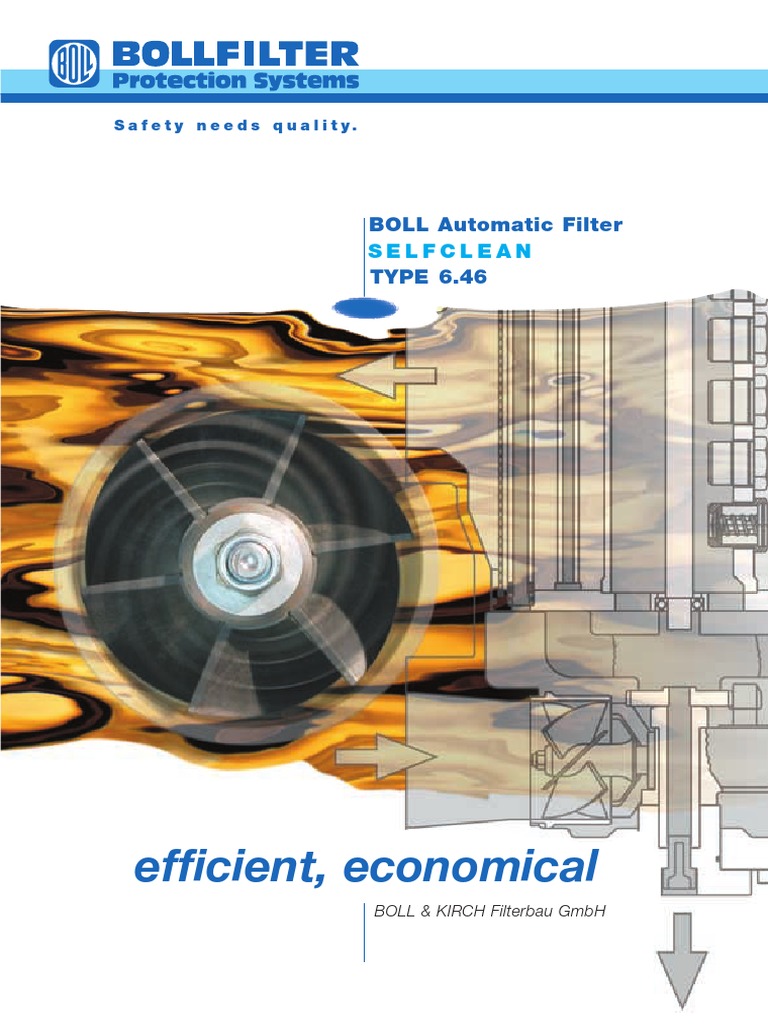 Efficient, Economical: BOLL Automatic Filter | PDF | Filtration | Lubricant