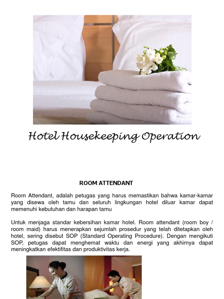 Hotel Housekeeping Operation | PDF