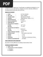 Case Study On Neonatal Sepsis | PDF | Breastfeeding | Hygiene