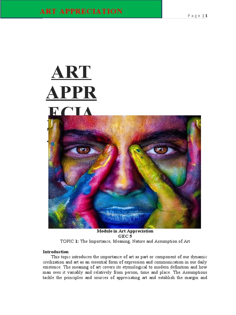 Art Appropriation | PDF | Cognition | Mental Processes