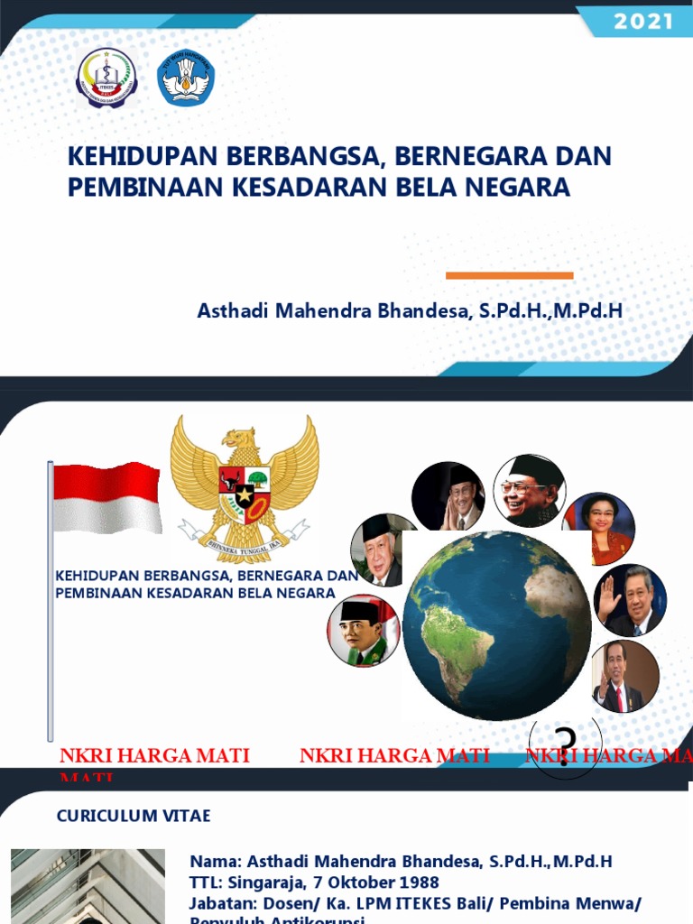 Materi Kehidupan Berbangsa, Bernegara Dan Pembinaan Kesadaran Bela ...