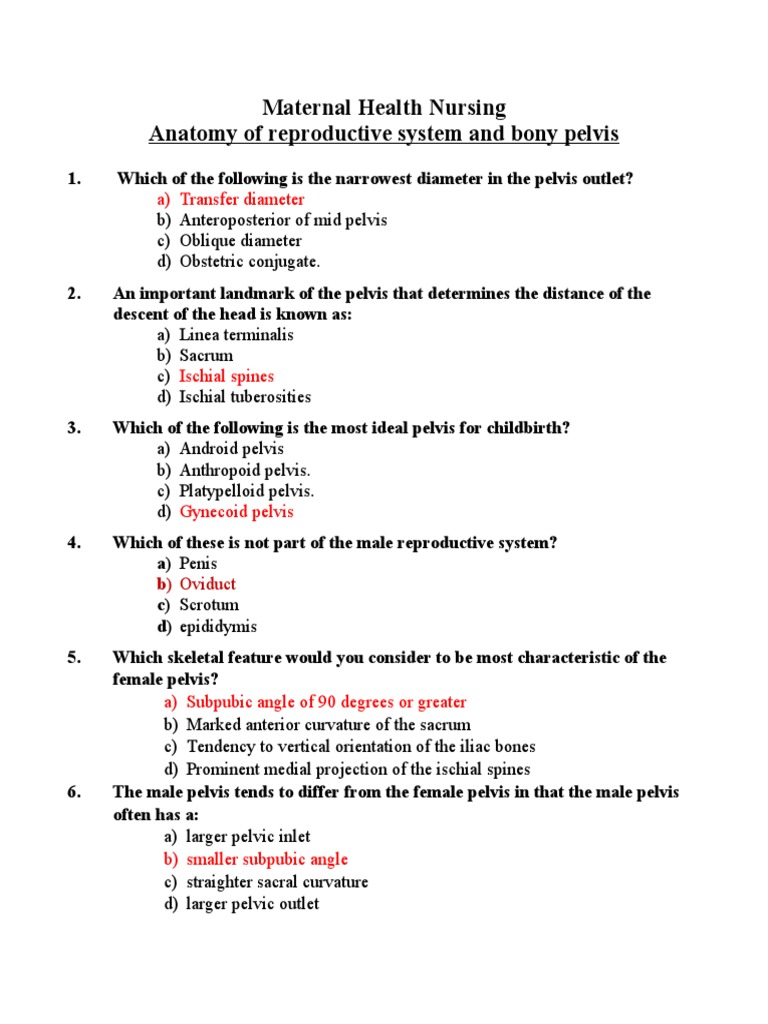 2) Questions | PDF | Menstrual Cycle | Childbirth