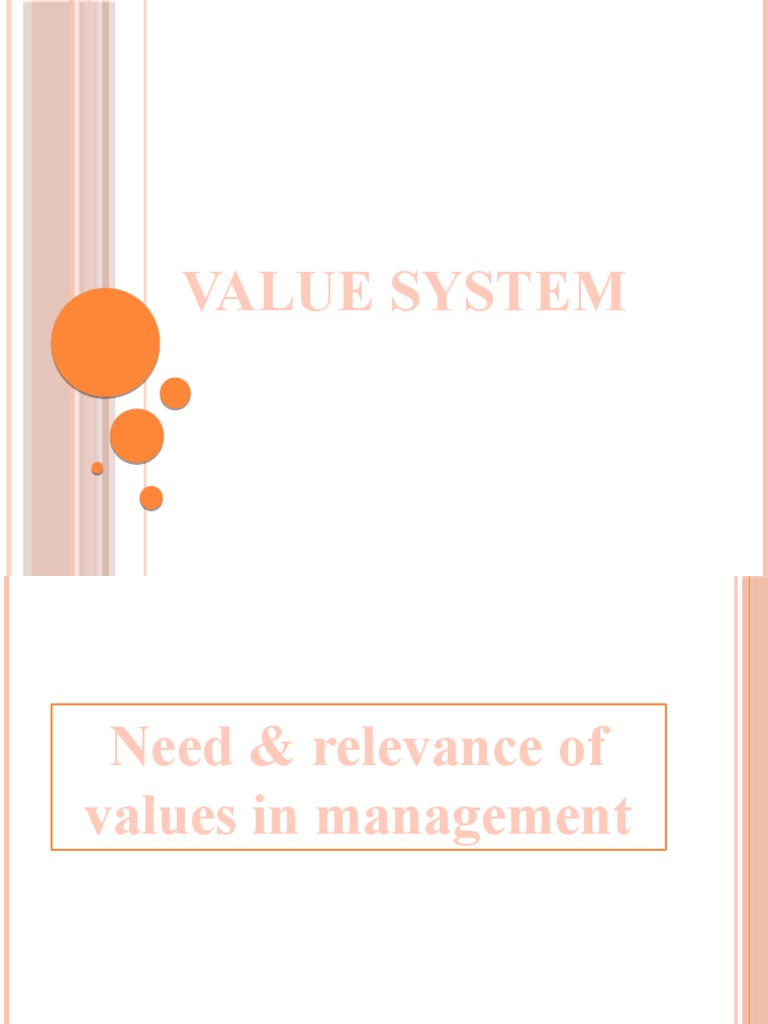 Value System | PDF | Value (Ethics) | Business Ethics