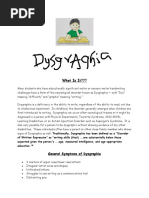 Dysgraphia Screening | PDF