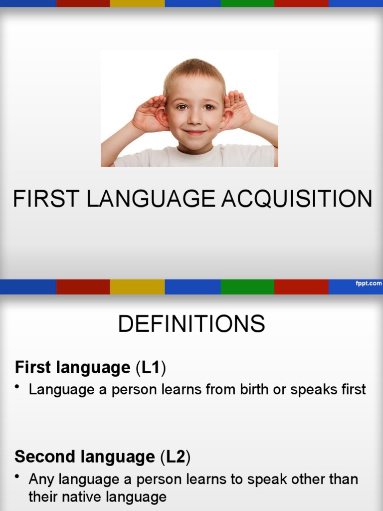 First Language Acquisition | PDF | Language Acquisition ...