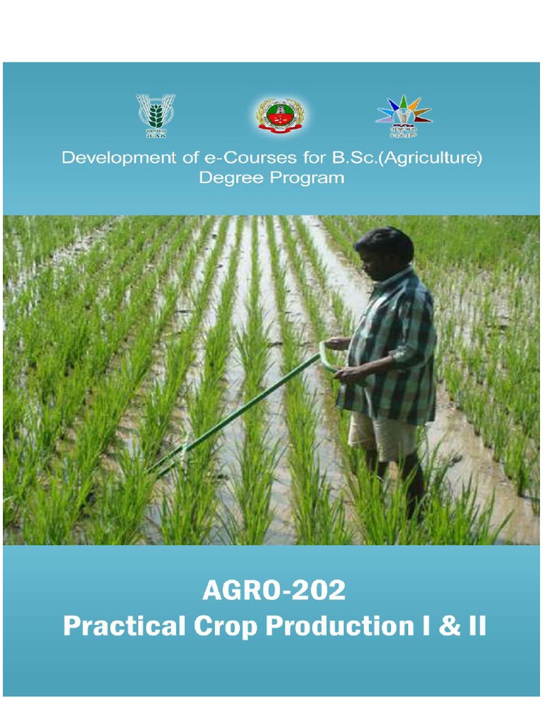 203 Practical Crop Production - I & II | PDF | Agriculture | Soil
