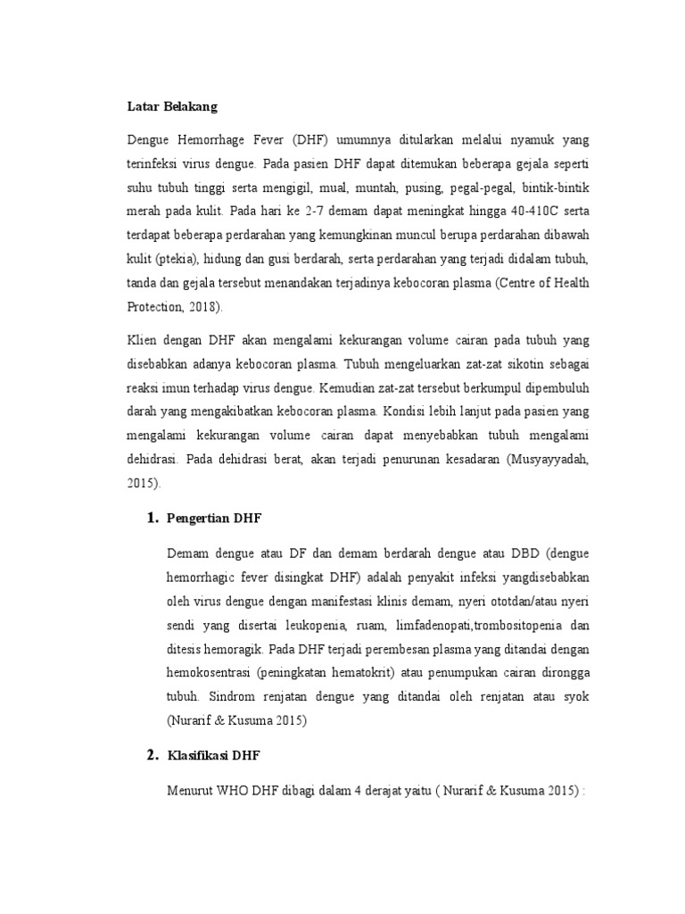 Materi Ibu Hamil Dengan DHF | PDF