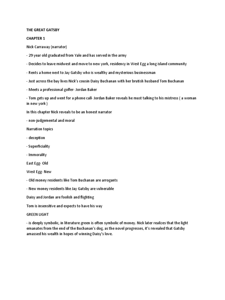 The Great Gatsby | PDF | The Great Gatsby | F. Scott Fitzgerald