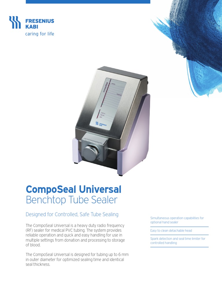 Composeal Universal: Benchtop Tube Sealer | PDF | Electronics | Equipment