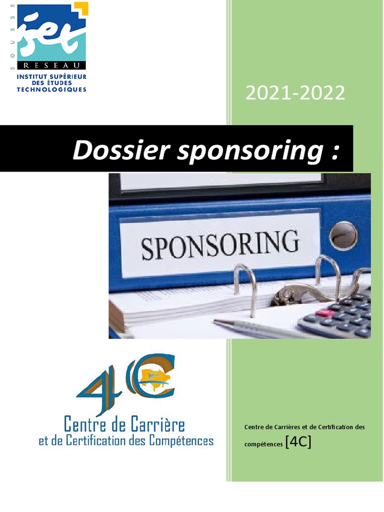 Sponsoring pour 4C ISET Djerba | PDF | Grille intelligente | Internet ...