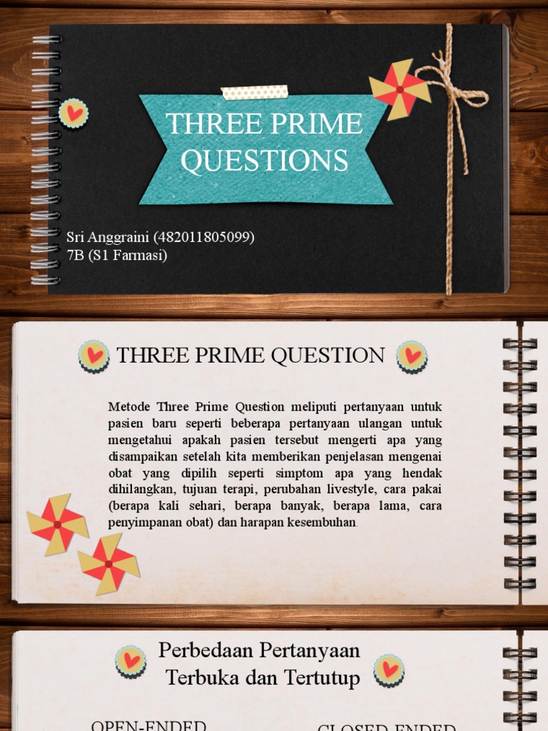 Three Prime Question (Swamedikasi) Sri Anggraini 7B | PDF