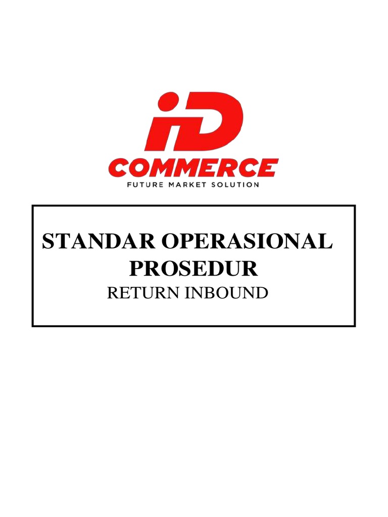 SOP - Return Inbound | PDF