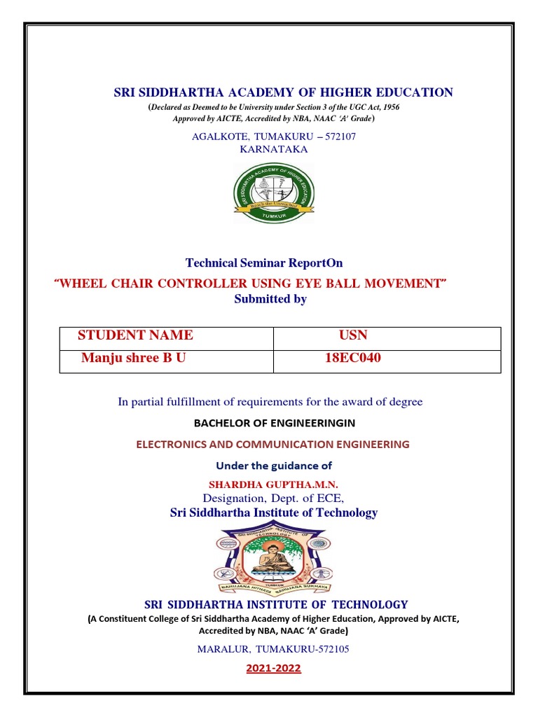 Wheel Chair Controller Using Eye Ball Movement | PDF | Wheelchair ...