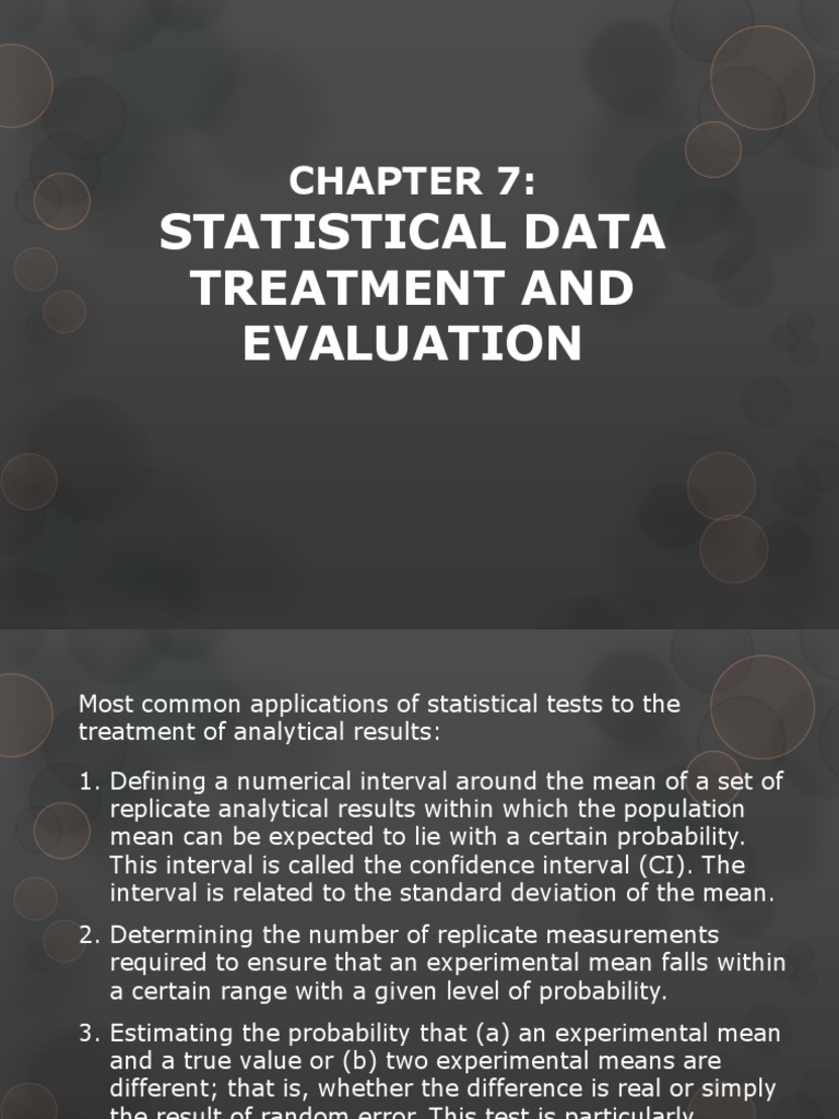 Chapter 7 | PDF | Statistical Hypothesis Testing | Confidence Interval