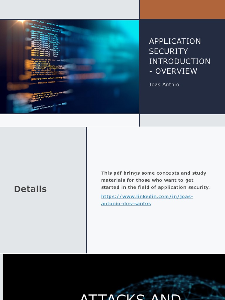 Application Security Introduction - Overview | PDF | World Wide Web ...