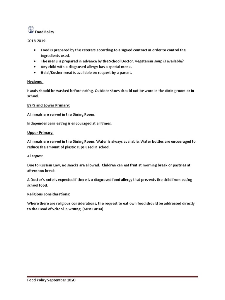 Food Policy | PDF | Technology & Engineering | Lifestyle