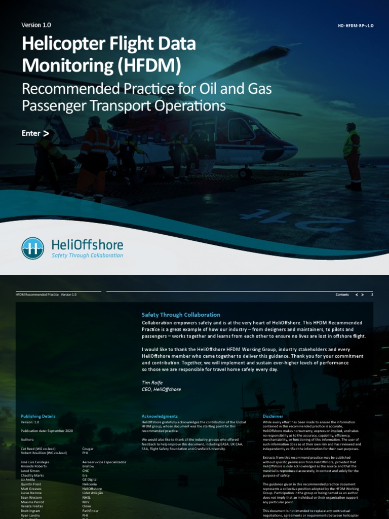 HFDM RP v1.0 1 | PDF | Flight Recorder | Risk