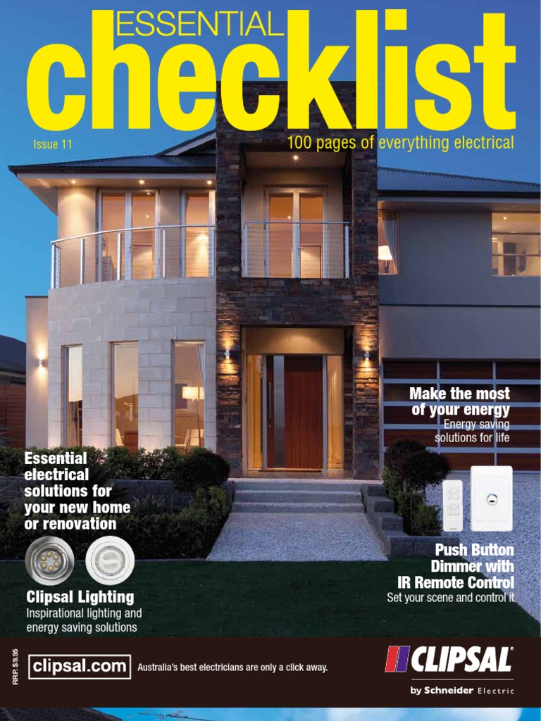 Clipsal Electric Catalogue | PDF | Lighting | Security Alarm