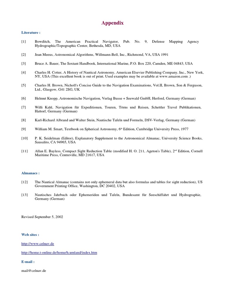 Appendix: Literature | PDF