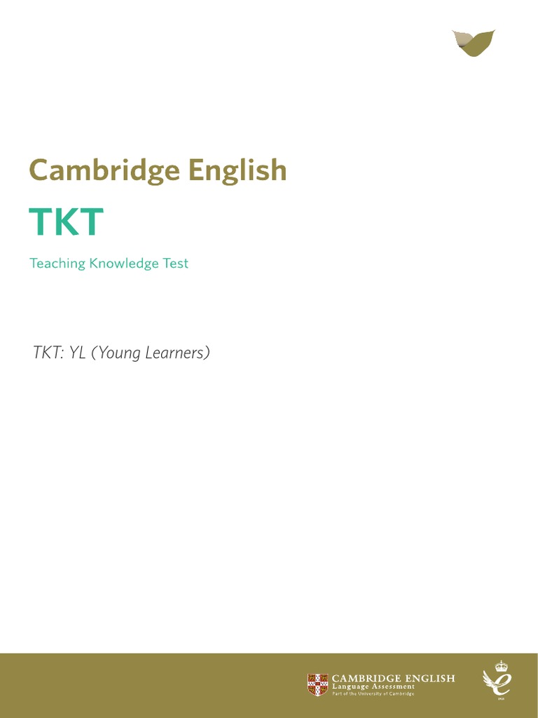 TKT Young Learners Sample Paper | PDF | Reading Comprehension | Vocabulary