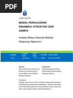 Tutorial 4-Respons Spektra | PDF