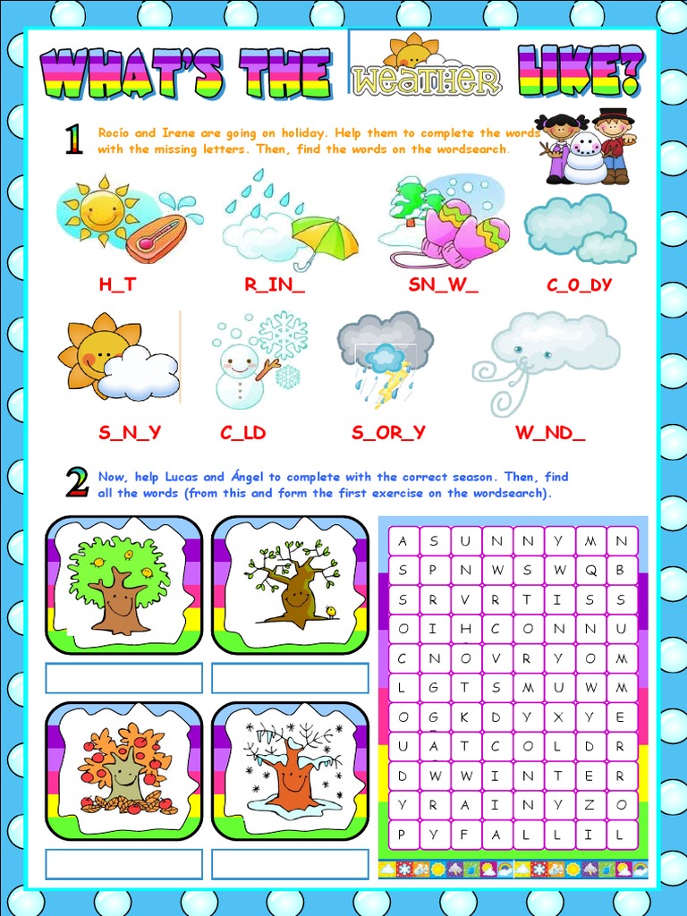 Unit 8 Weather | PDF