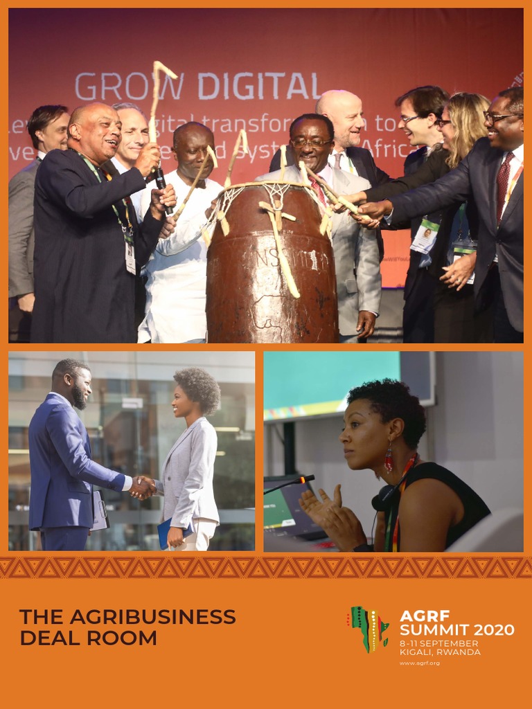 AGRF SUMMIT 2020 Deal Room-Brochure Final | PDF | Entrepreneurship | Rwanda
