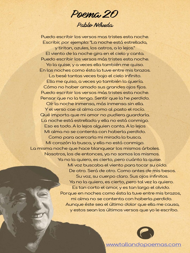 Poema 20 Pablo Neruda PDF | PDF