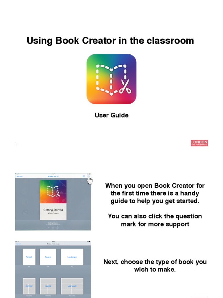 User Guide Book Creator Instructions | PDF